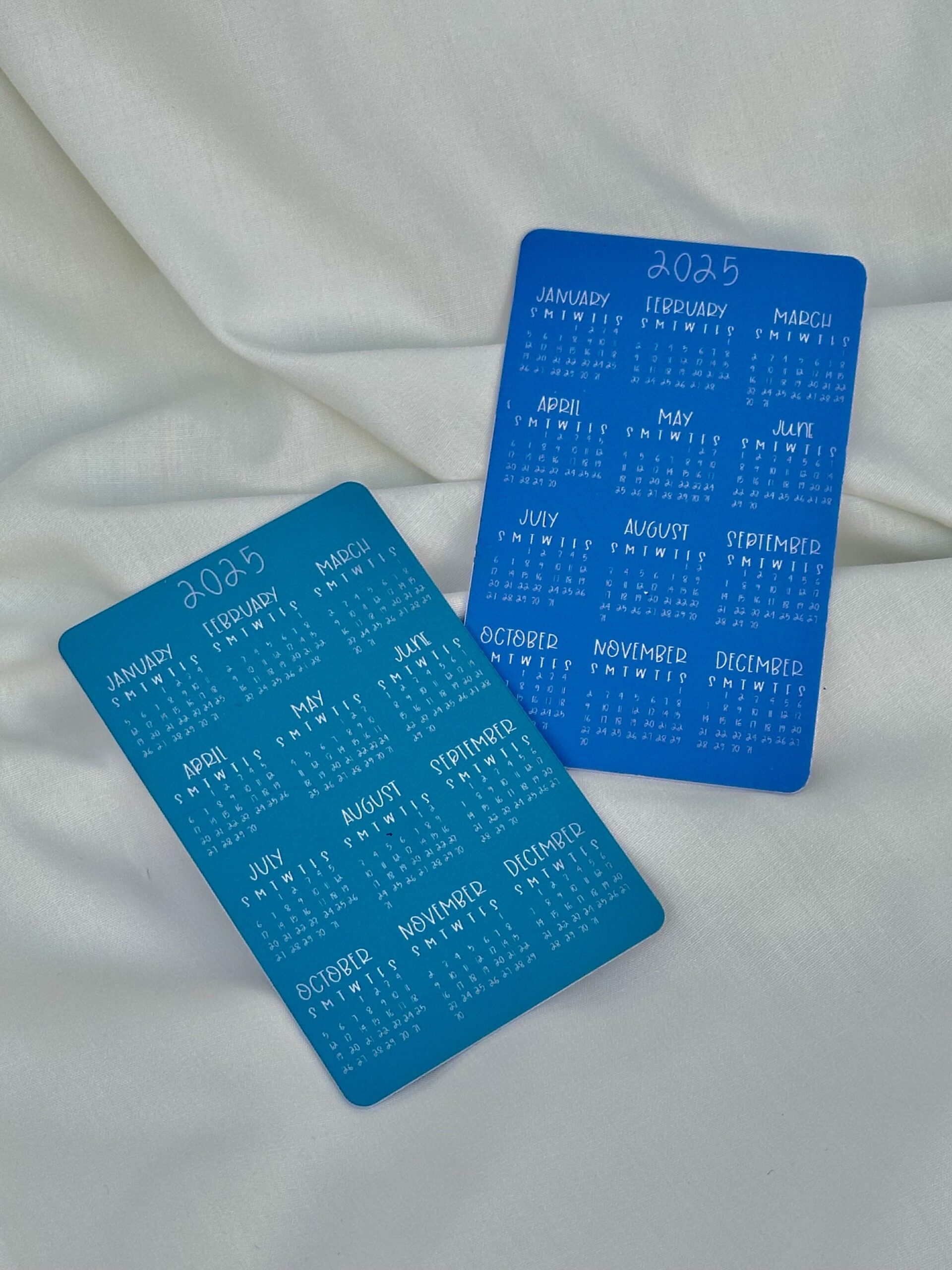 2025 Calendar – Wallet Card